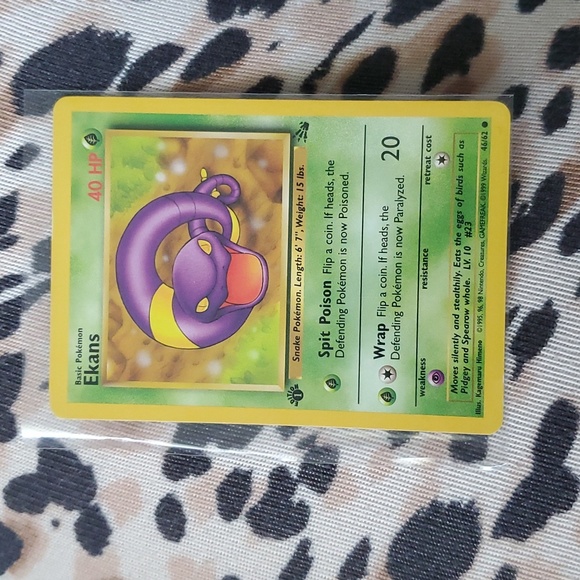 Pokemon | Toys | Original 995 Basic Pokmon Ekans Card 4662 | Poshmark